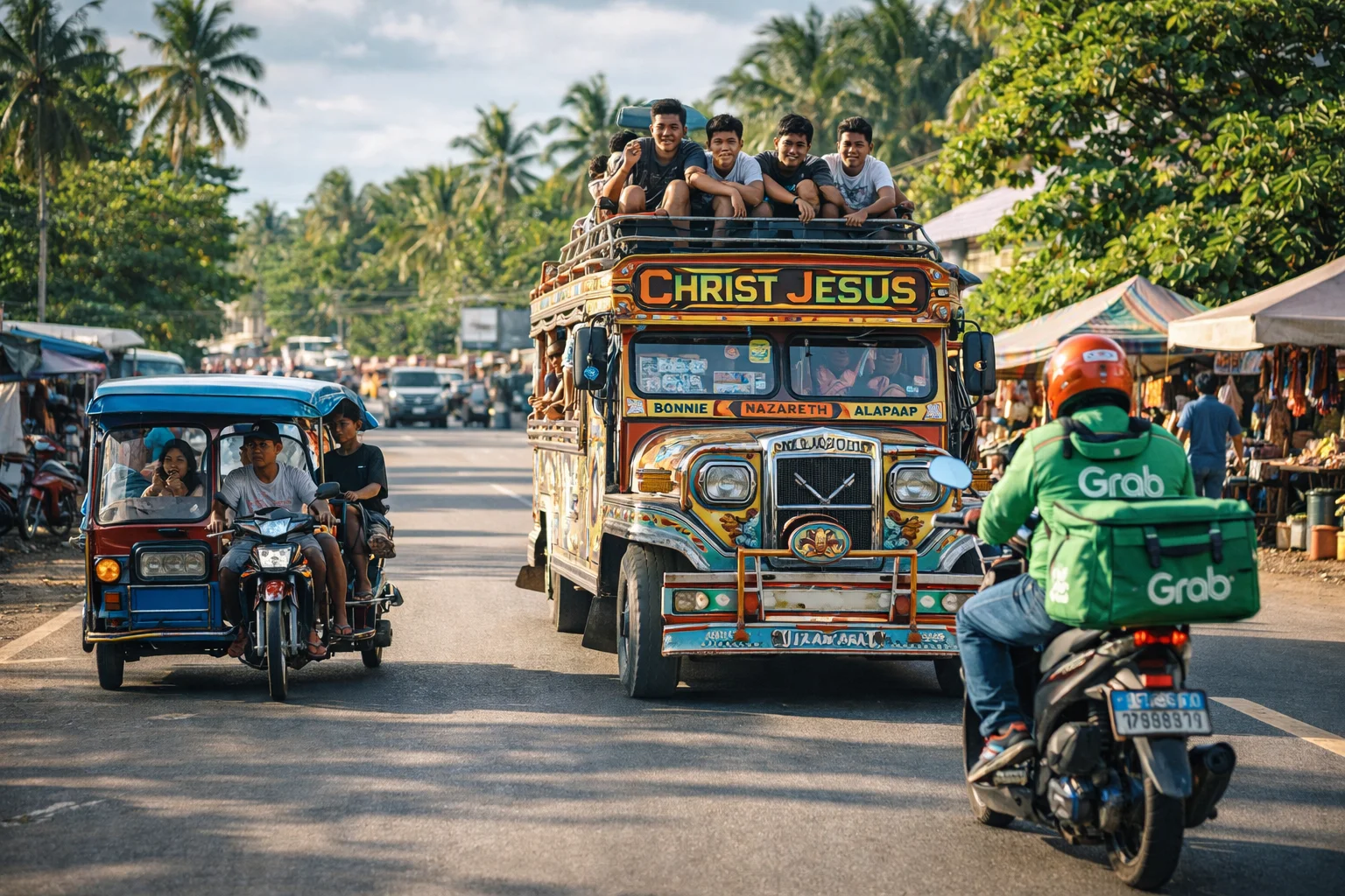 Tricycle, Jeepney, Grab: Transport & Fares Philippines 🛺